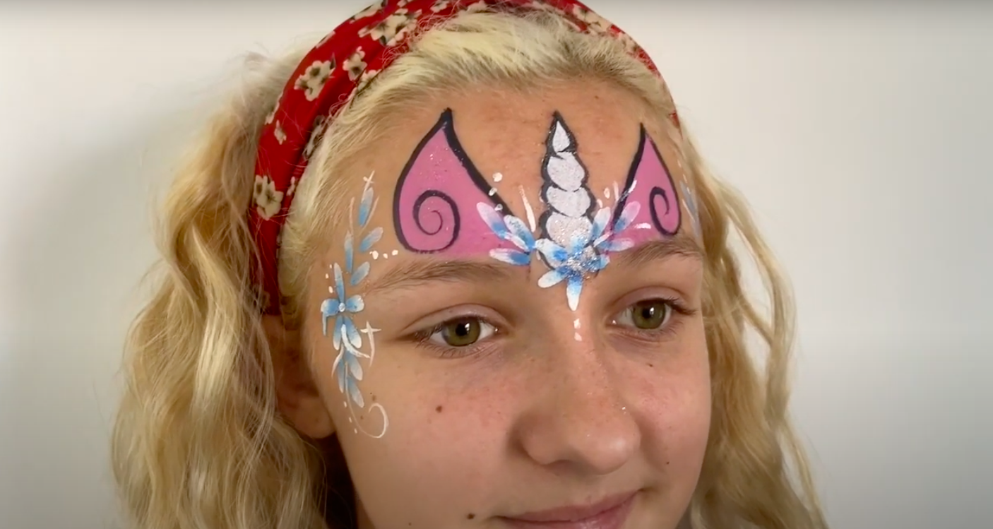 How To Face Paint A Unicorn Face Painting Sheffield